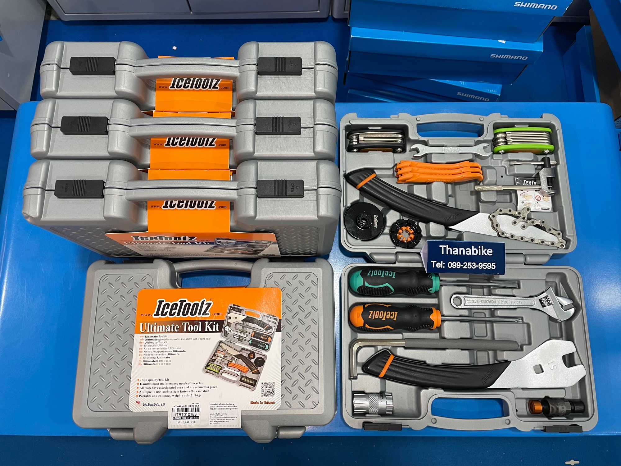 ชุดเครื่องมือซ่อมจักรยาน กล่องเครื่องมือเซ็ท IceToolz Ultimate tool kit box - Thanabike ธนาไบค์ ...