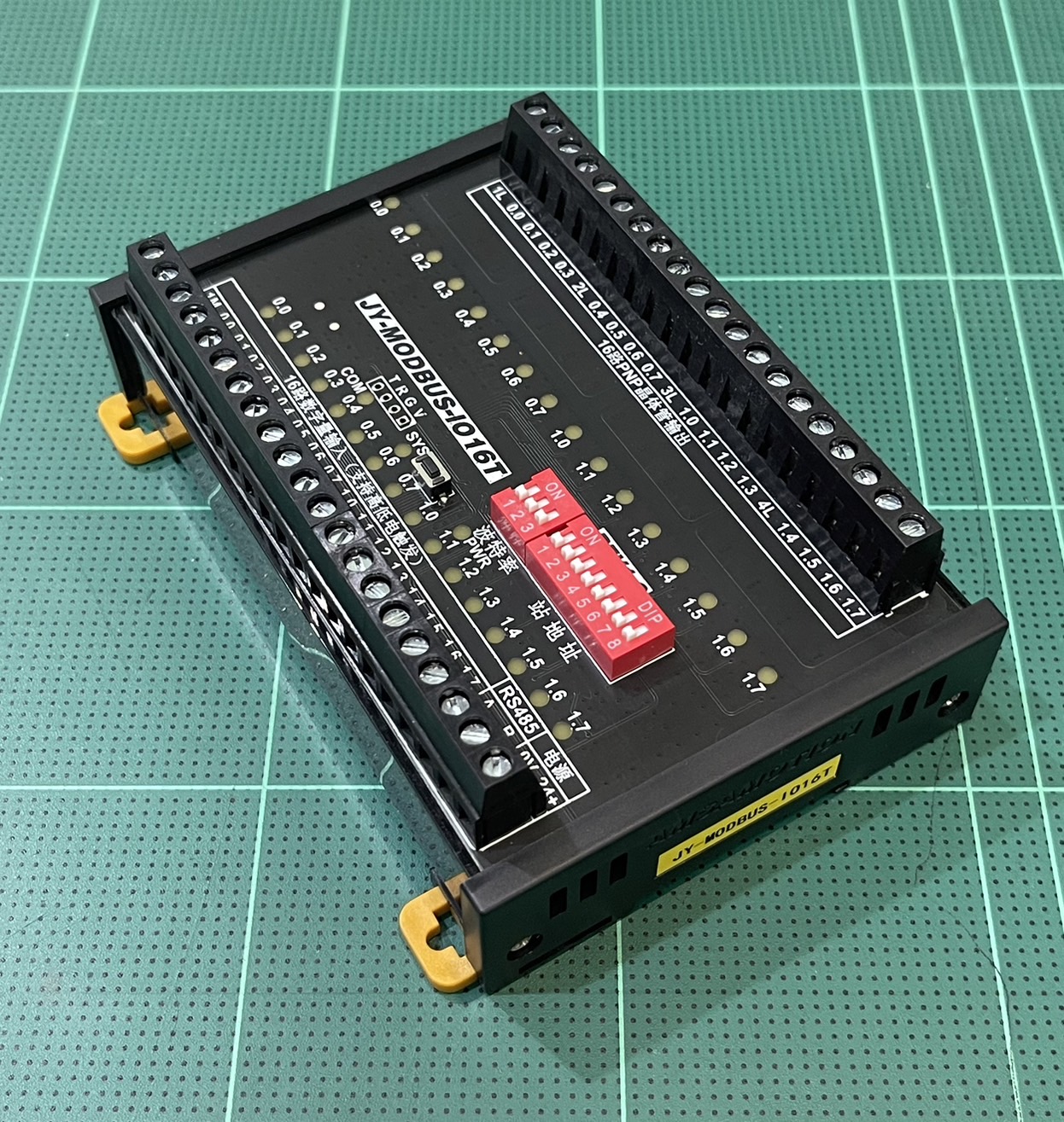 JY MODBUS-IO16T Module RS485 I/O 16 Input 16 Output Transistor - ไฟฟ้าอุตสาหกรรมราคาถูก Siam2Shop