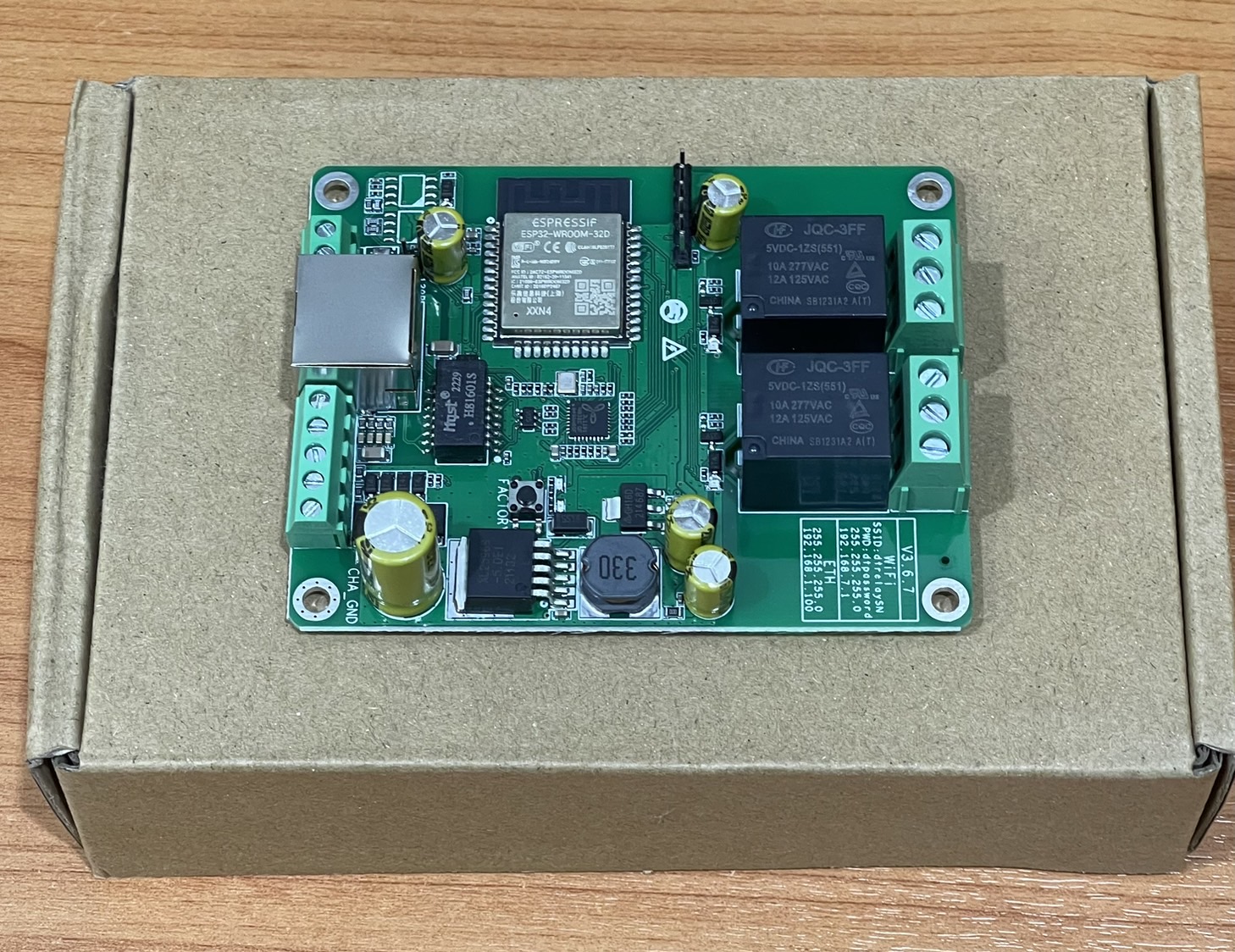 Ethernet Relay Network Wifi Switch Modbus Tcp Udp Mqtt Web 0819
